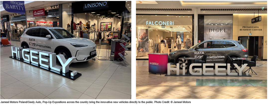 Geely Auto makes a strong first impression in Poland | Jameel Motors®